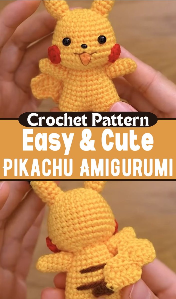 Free Amigurumi Pikachu Crochet Pattern – MTSIVC