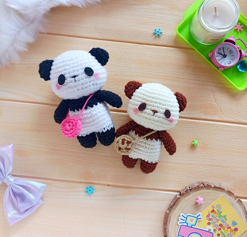Crochet Amigurumi Panda Pattern - Yours Patterns