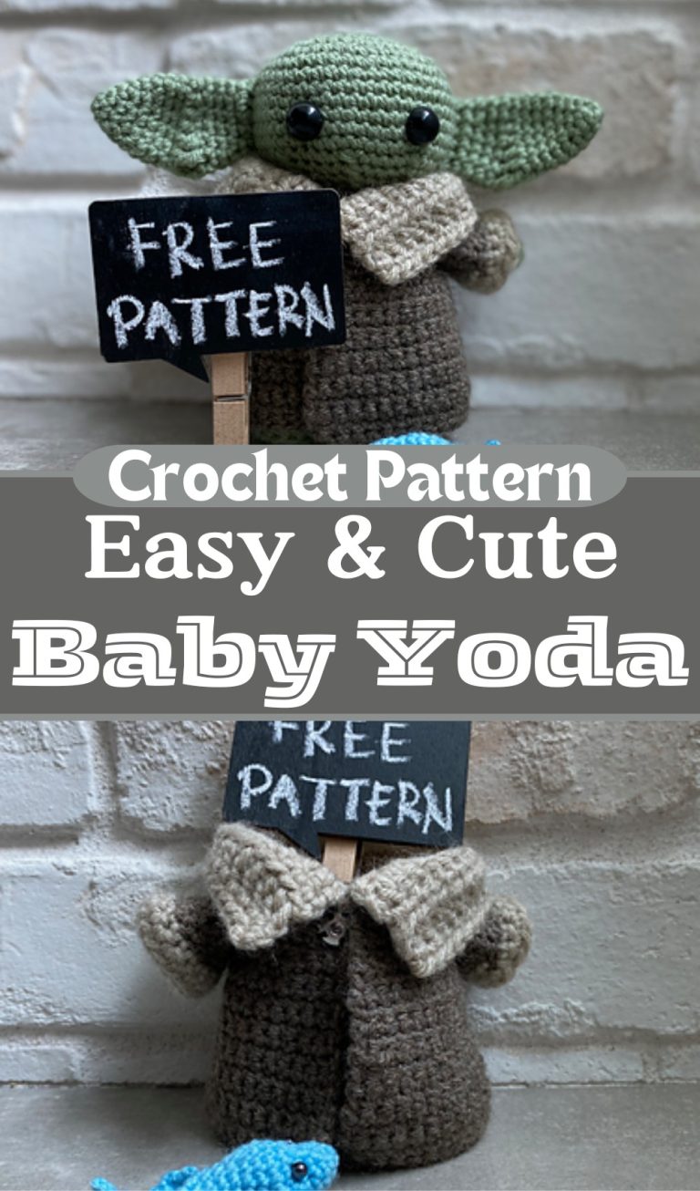 Crochet Baby Yoda Amigurumi Pattern - Yours Patterns