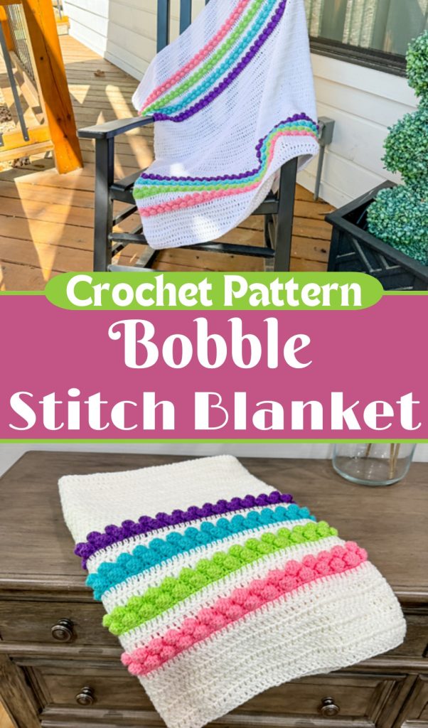 Crochet Bobble Stitch Blanket Pattern - Yours Patterns