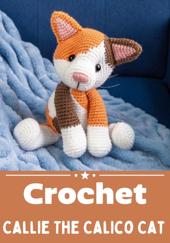 Crochet Callie The Calico Cat Pattern - Yours Patterns