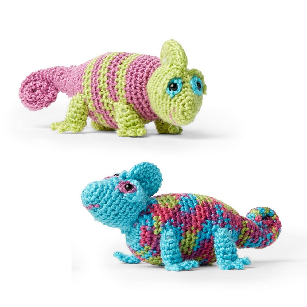 Crochet Charming Chameleon Amigurumi Pattern - Yours Patterns