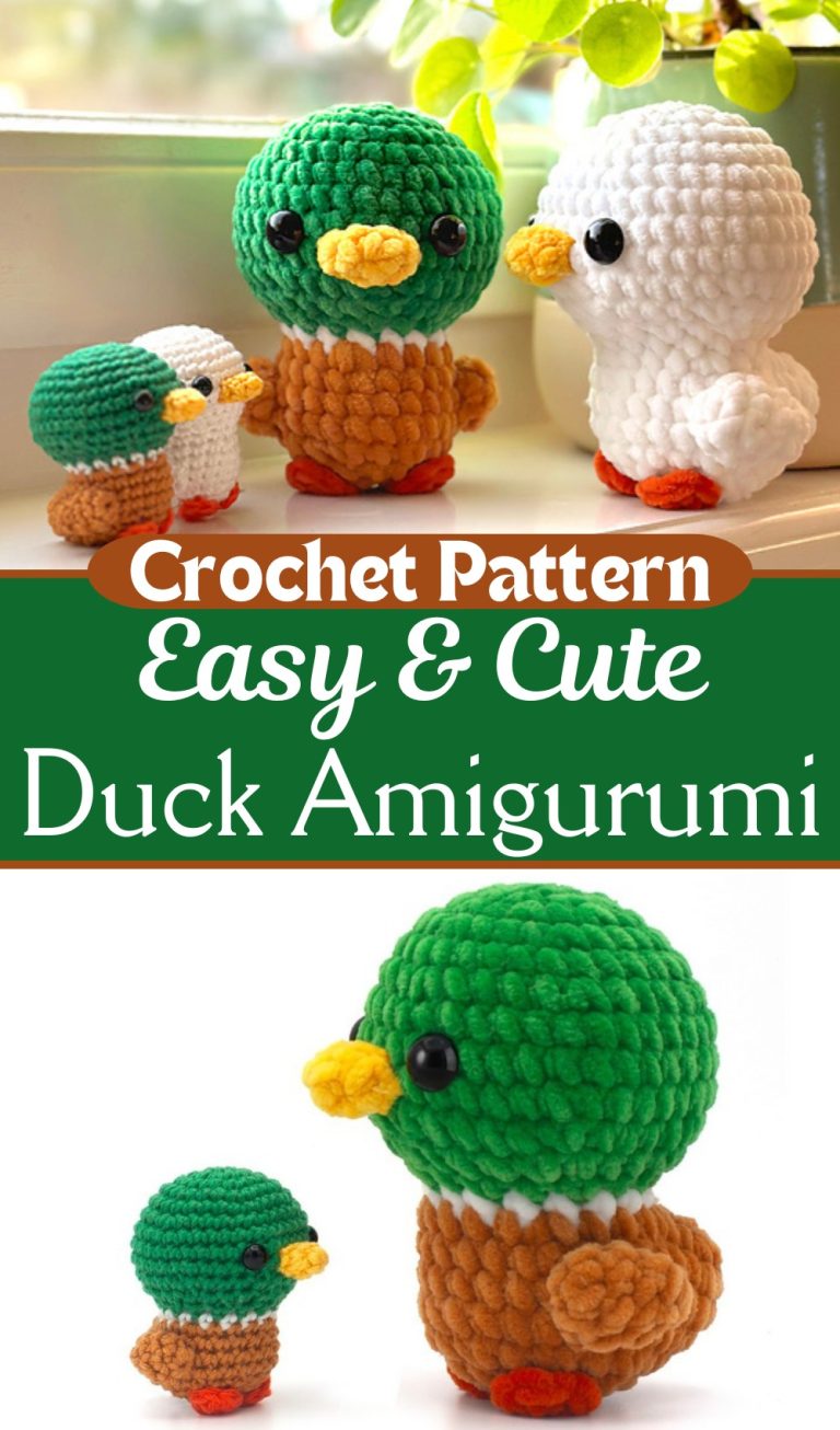 Crochet Cute Duck Amigurumi - Yours Patterns