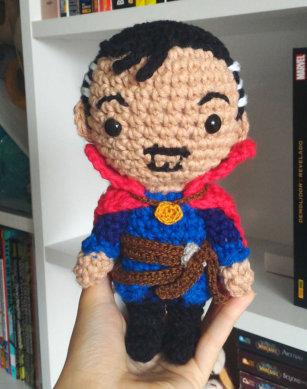Crochet Doctor Strange Amigurumi - Yours Patterns