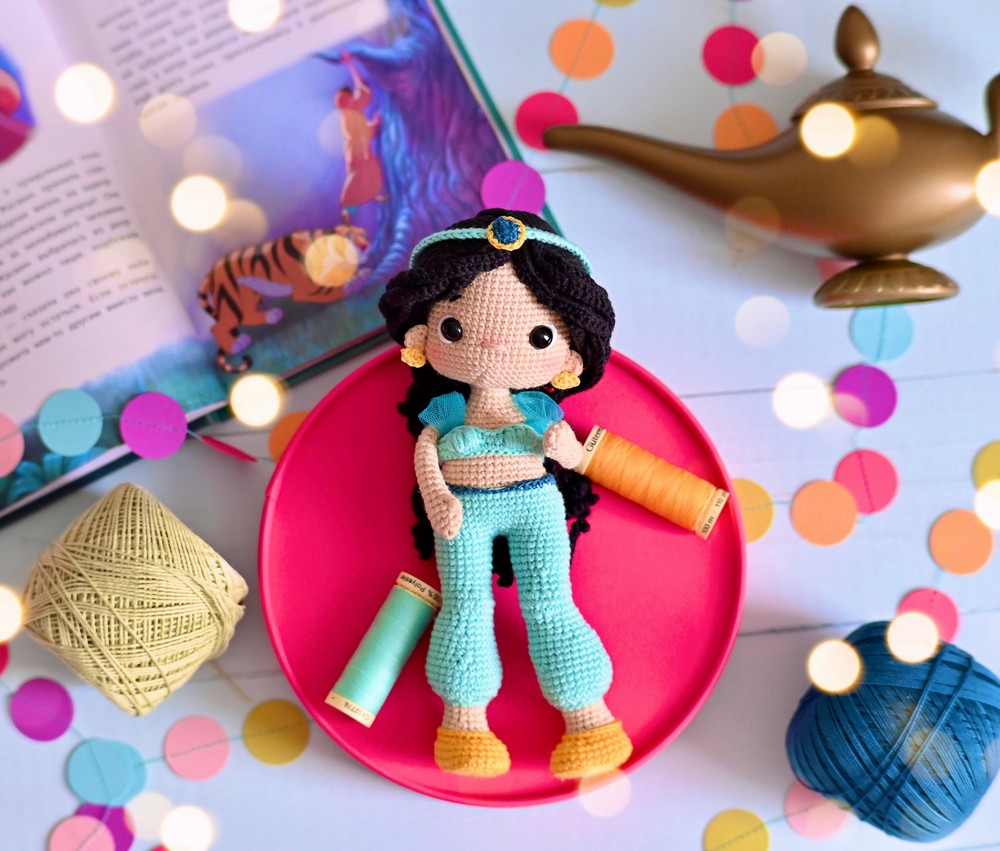 Crochet Doll Jasmine Amigurumi Pattern - Yours Patterns