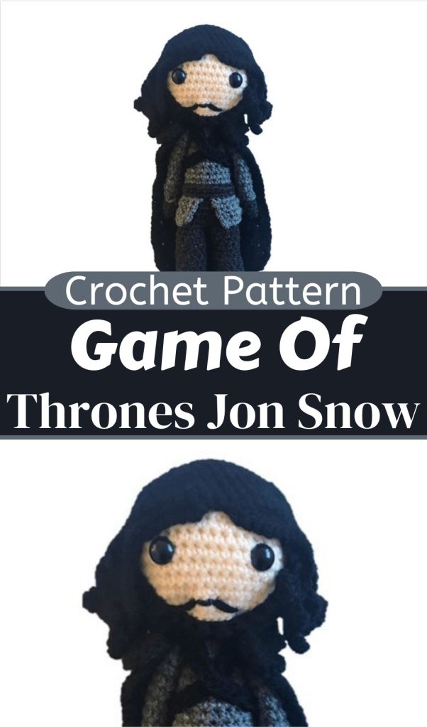 Crochet Game Of Thrones Jon Snow Pattern - Yours Patterns