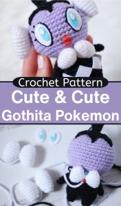 Crochet Gothita Pokemon Amigurumi - Yours Patterns