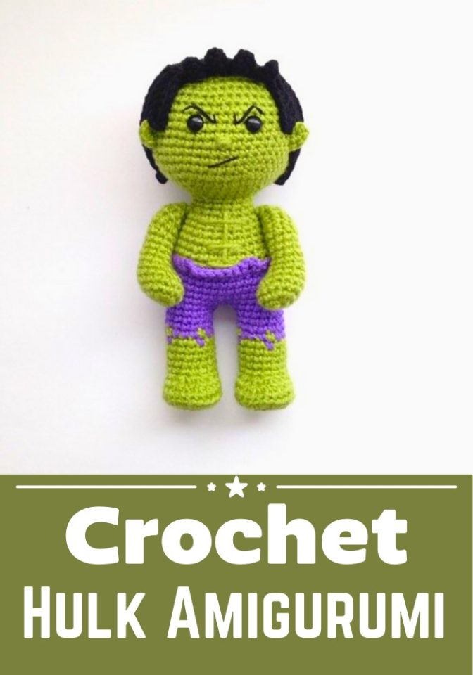 Crochet Amigurumi Hulk Pattern - Yours Patterns