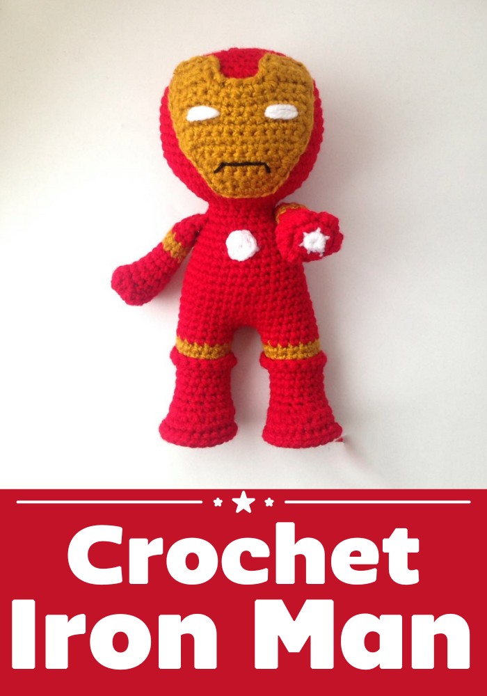 Crochet Iron Man Amigurumi - Yours Patterns