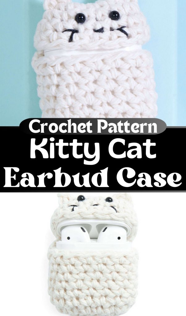 Crochet Kitty Cat Earbud Case Pattern - Yours Patterns