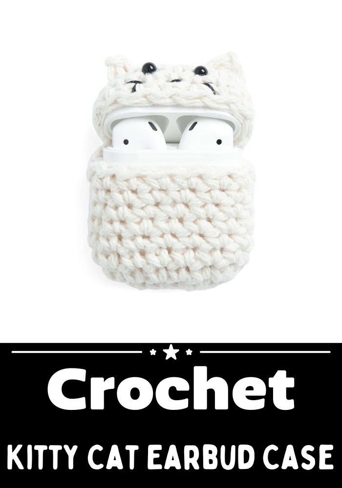 Crochet Kitty Cat Earbud Case Pattern - Yours Patterns