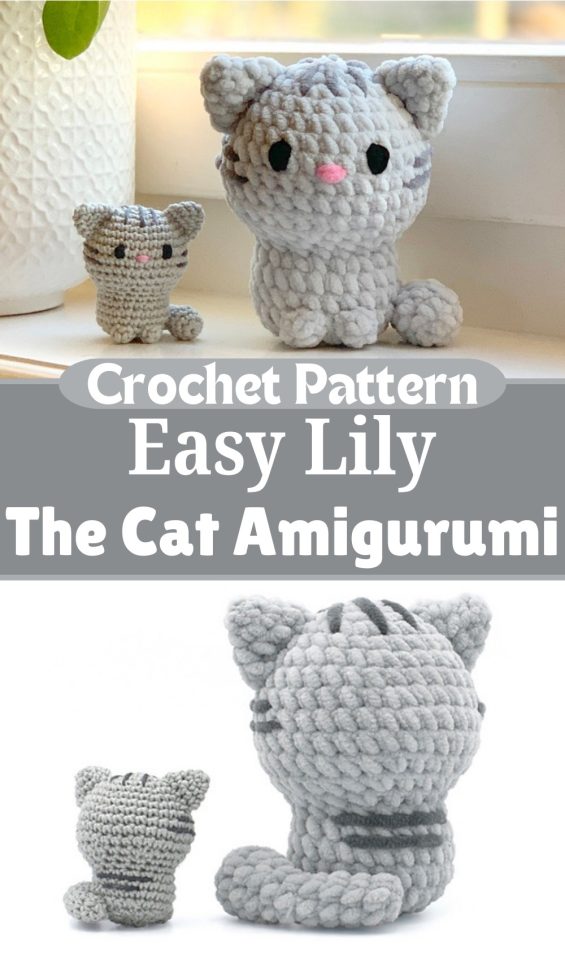 Crochet Lily The Cat Amigurumi Pattern - Yours Patterns