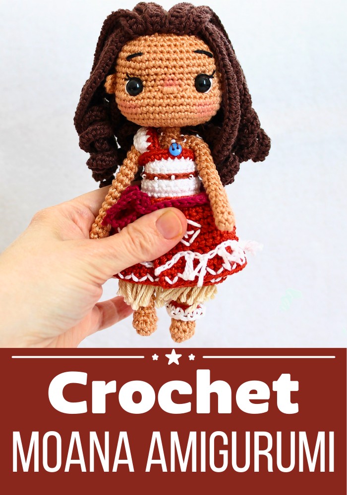 Crochet Moana Amigurumi Pattern - Yours Patterns