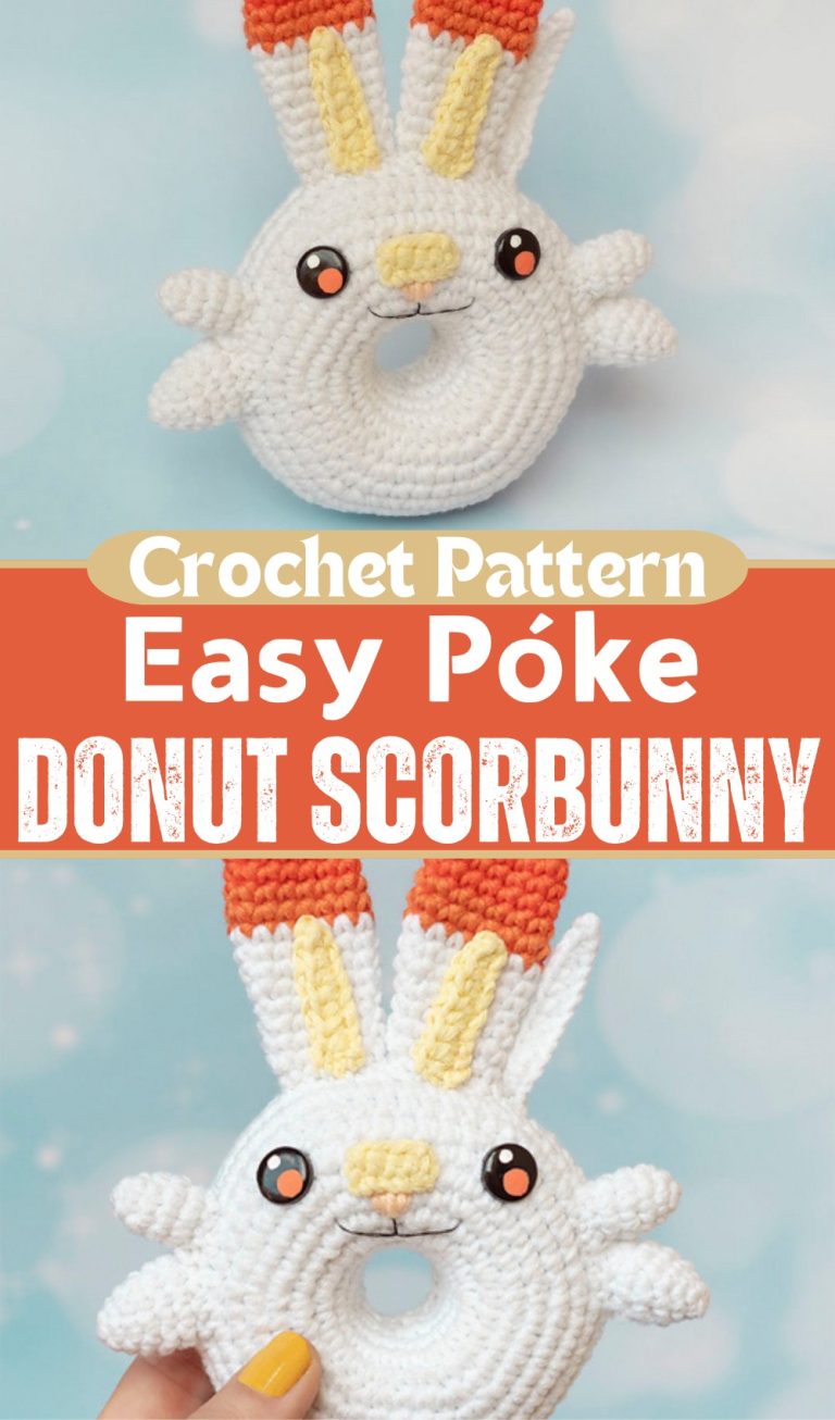 Crochet Póke Donut Scorbunny - Yours Patterns