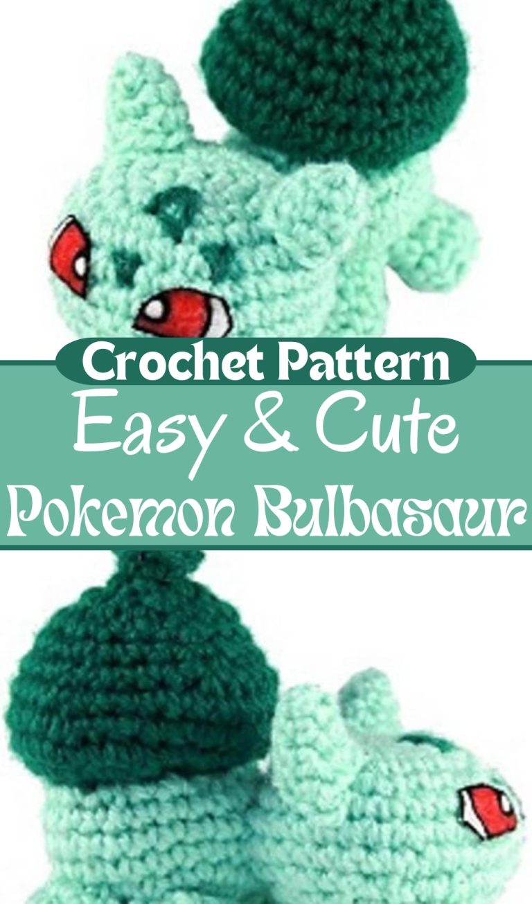 Crochet Pokemon Bulbasaur Amigurumi - Yours Patterns