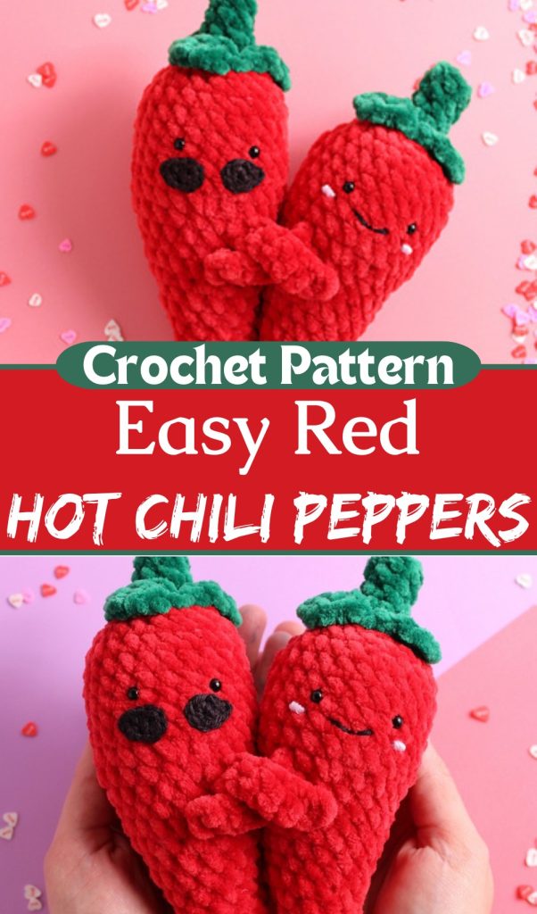 Crochet Red Hot Chili Peppers - Yours Patterns