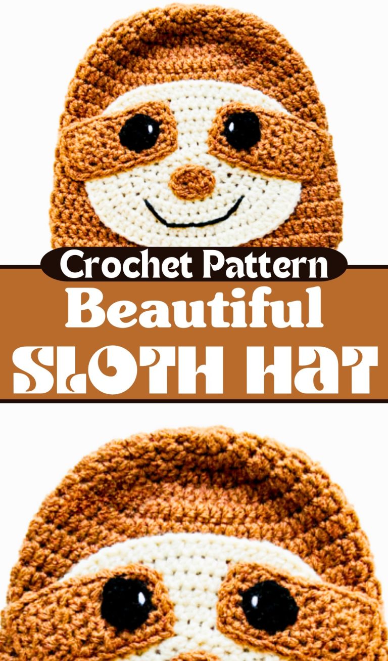 Crochet Sloth Hat Pattern - Yours Patterns
