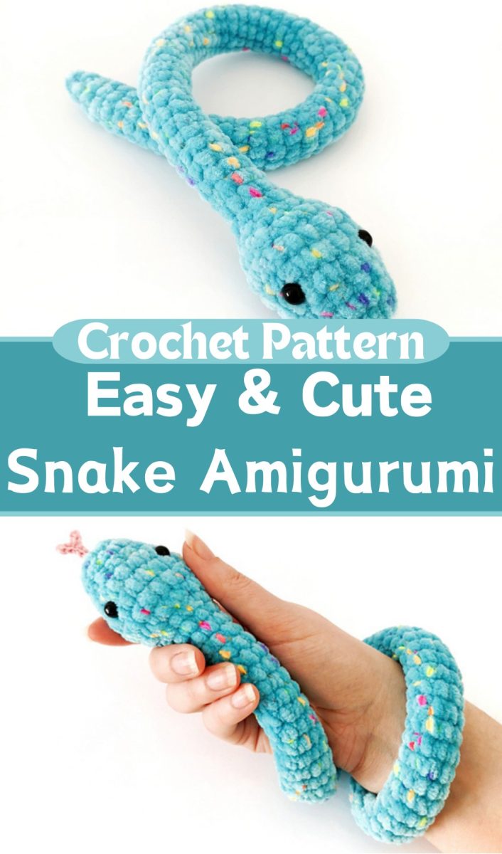 Crochet Snake Amigurumi Pattern - Yours Patterns