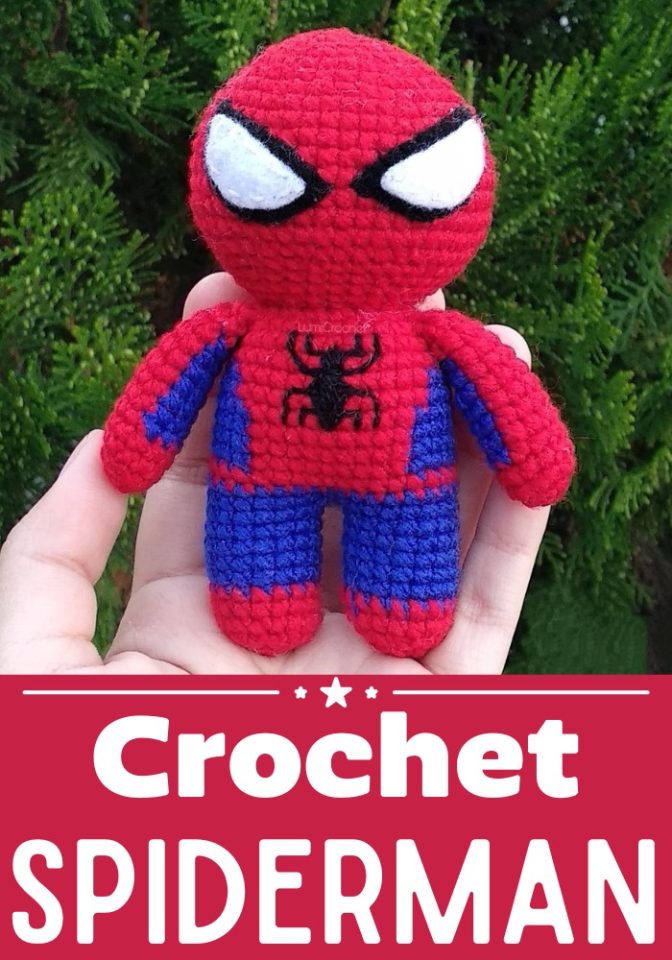 Crochet Spiderman Amigurumi - Yours Patterns