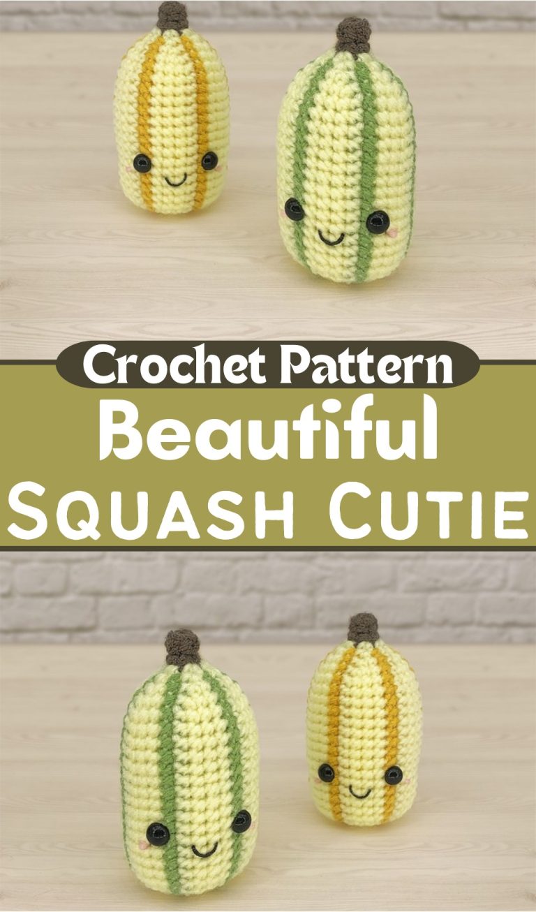 Crochet Squash Cutie Pattern - Yours Patterns