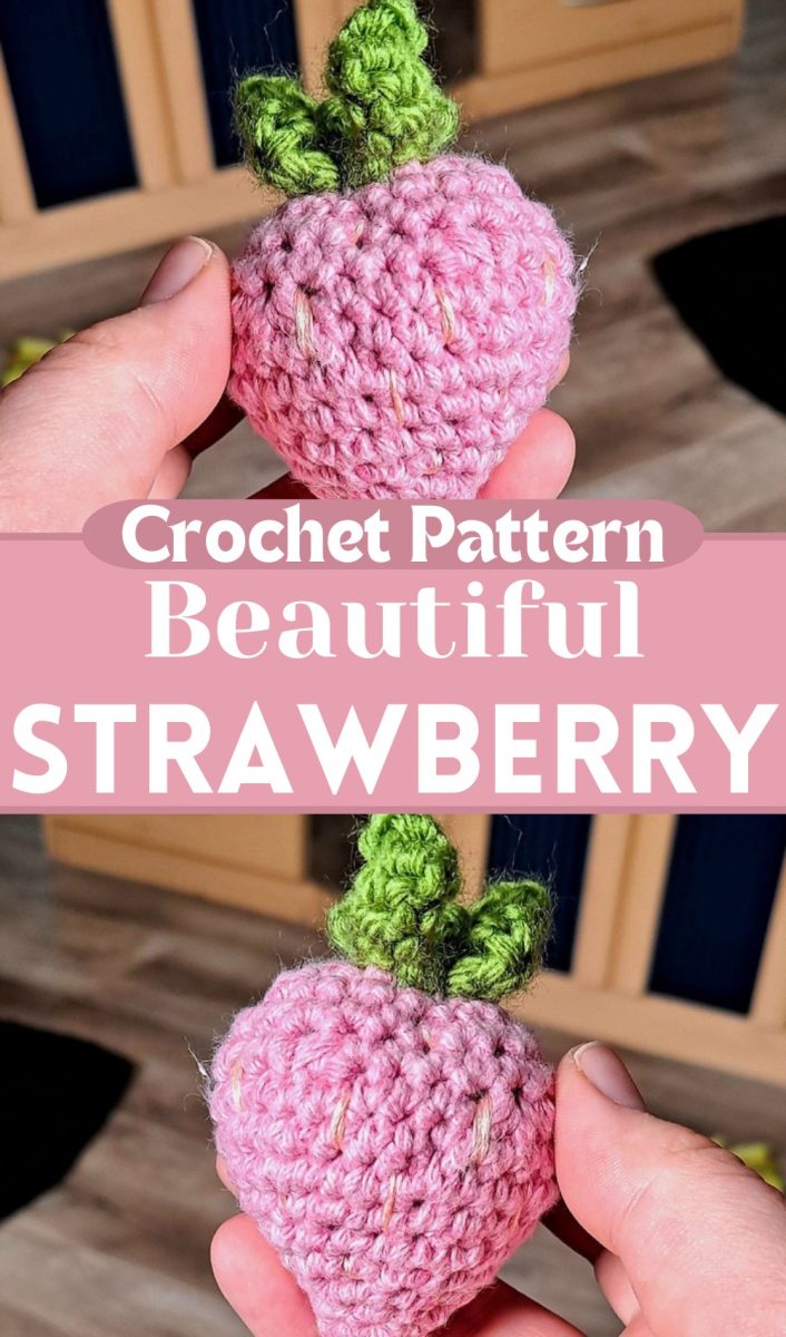 Crochet Strawberry Amigurumi Pattern - Yours Patterns