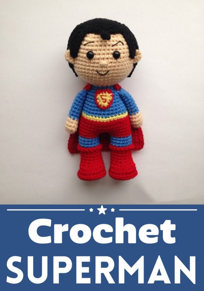 Crochet Superman Amigurumi Pattern - Yours Patterns