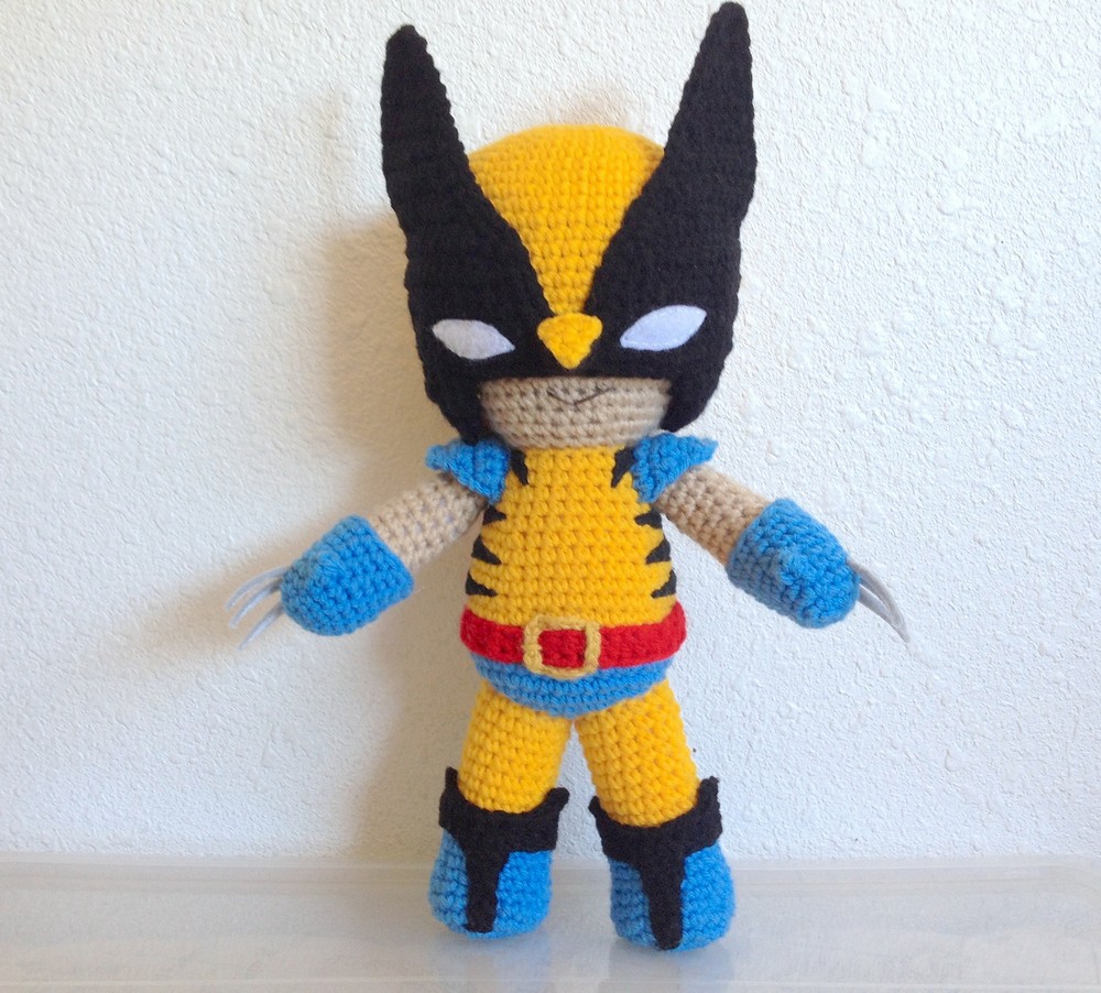 Crochet Wolverine Amigurumi Pattern - Yours Patterns