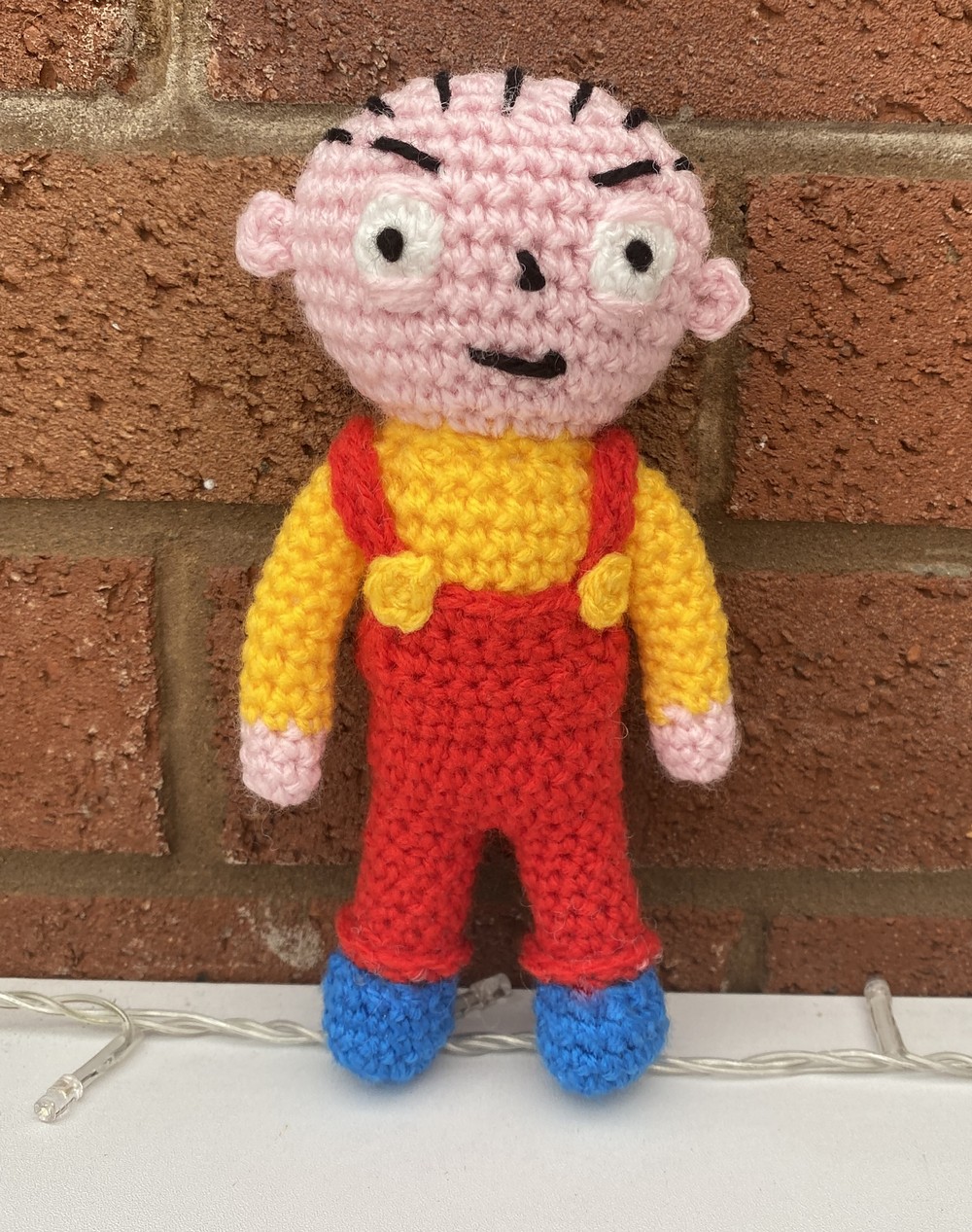 Crochet Stewie Griffin Amigurumi - Yours Patterns