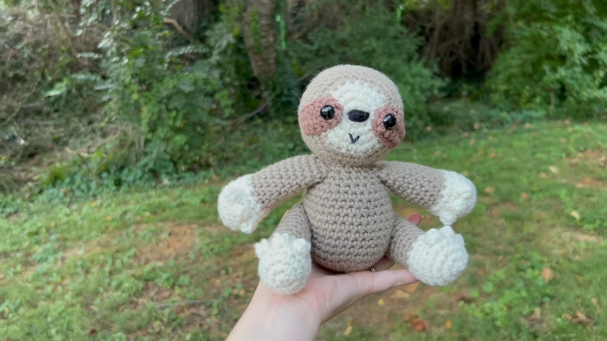 Crochet Sloth Amigurumi Pattern - Yours Patterns