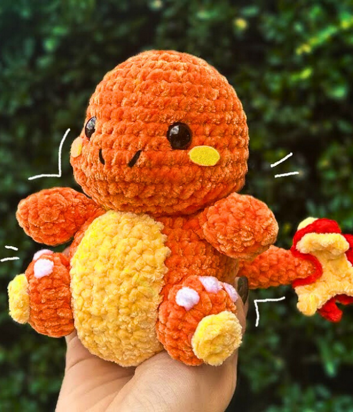 Charmander Plush Pattern Free Charmander Crochet Pattern 53stitches