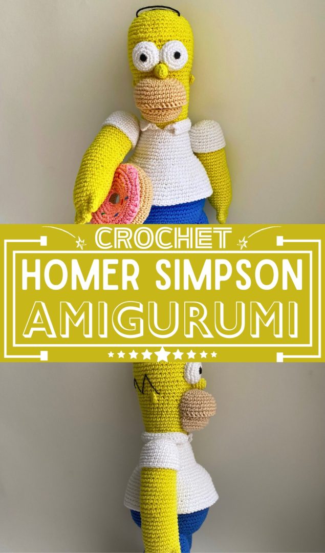 Crochet Homer Simpson Amigurumi Pattern - Yours Patterns