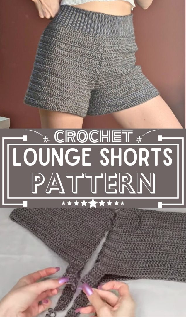 Crochet Lounge Shorts Pattern - Yours Patterns