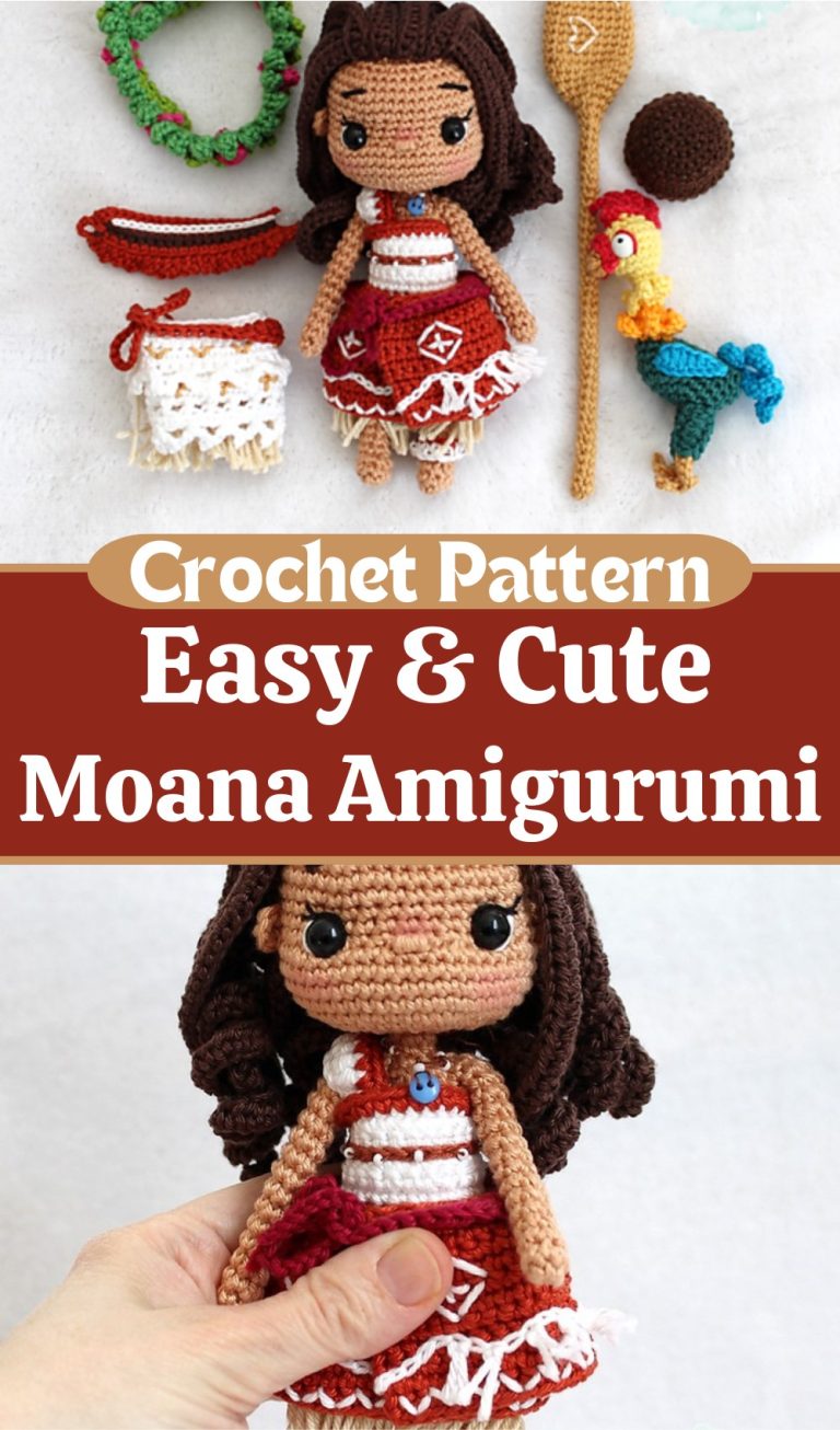 Crochet Moana Amigurumi Pattern - Yours Patterns
