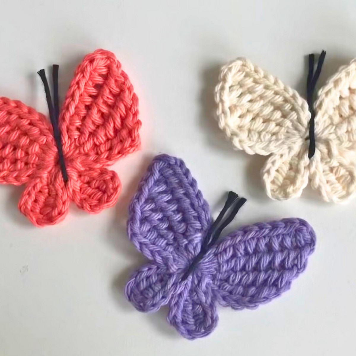 Crochet Butterfly Patterns For Spring Decorations - Yours Patterns