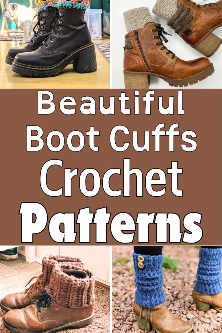 Crochet Boot Cuffs Patterns To Chic Up Your Boots - Yours Patterns