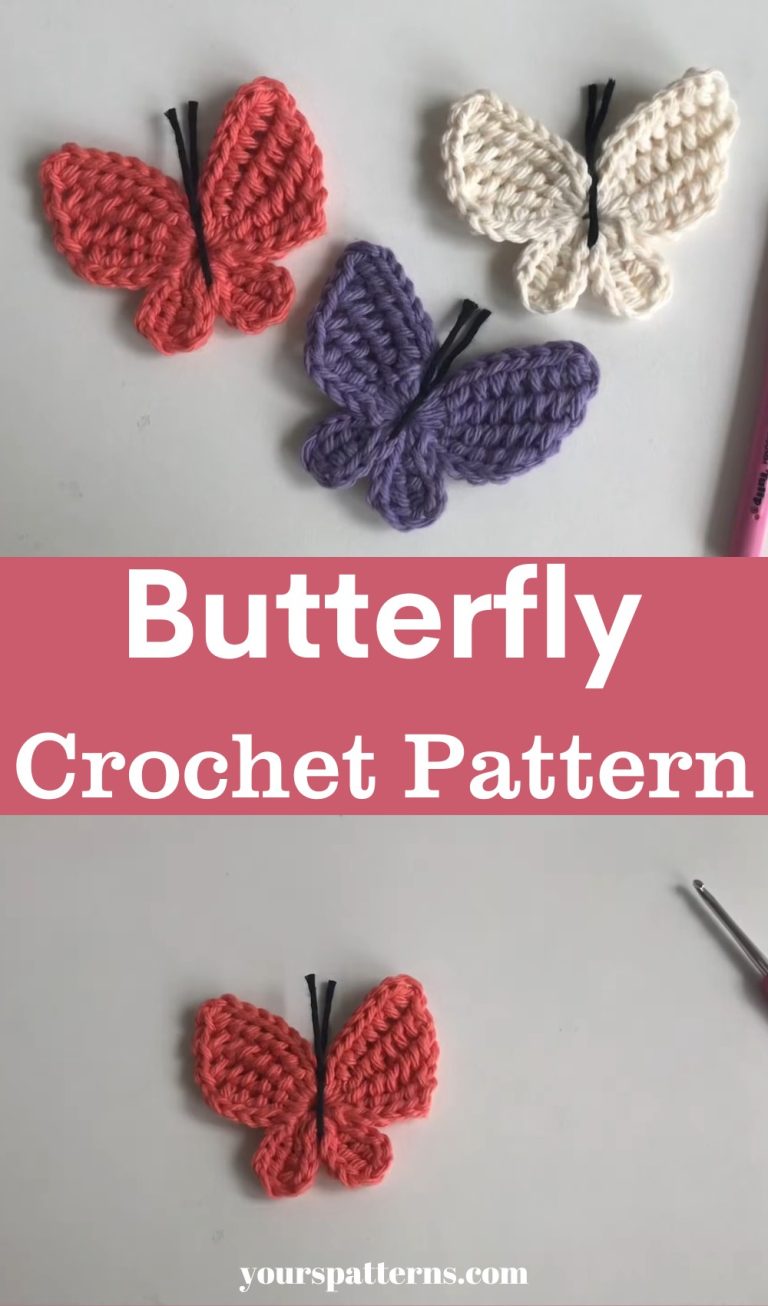 Crochet Butterfly Patterns For Spring Decorations - Yours Patterns
