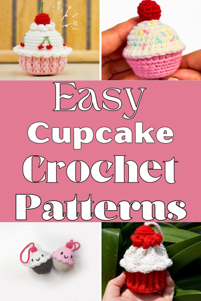 5 Cutest Sweet Looking Crochet Cupcake Patterns - Yours Patterns