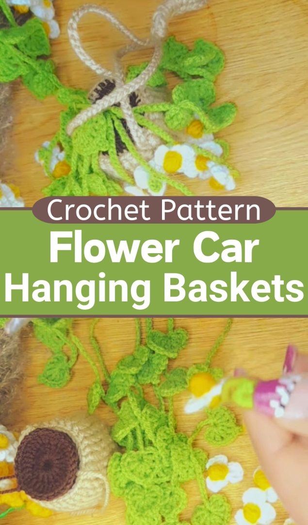 5 Useful Adorable Crochet Hanging Basket Patterns - Yours Patterns