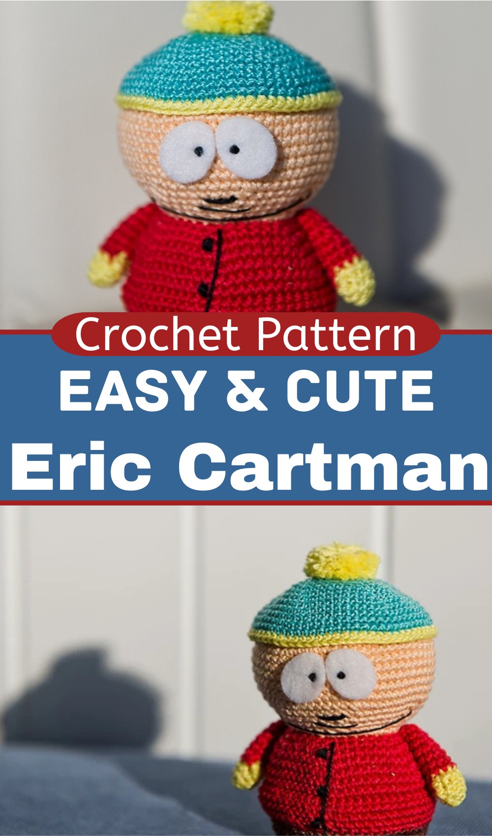 Crochet Eric Cartman Amigurumi - Yours Patterns