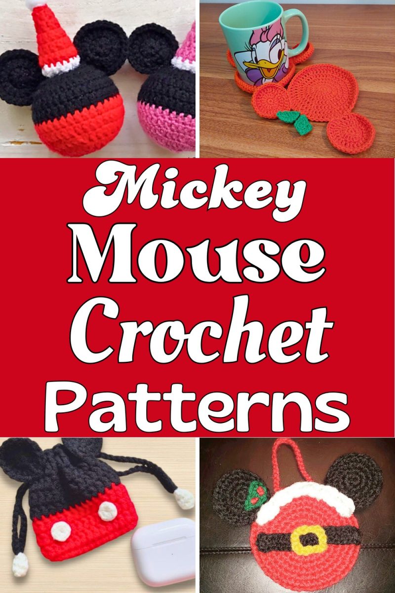 5 Crochet Mickey Mouse Amigurumi Patterns - Yours Patterns