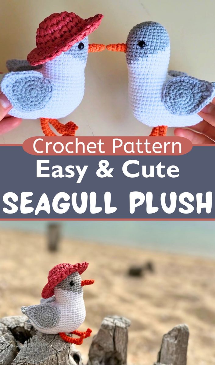 5 Cutest Crochet Seagull Amigurumi Patterns - Yours Patterns