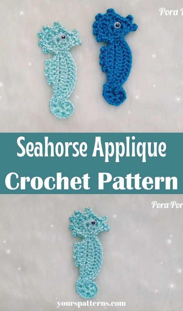 Crochet Seahorse Patterns For Nursery Decorations - Yours Patterns