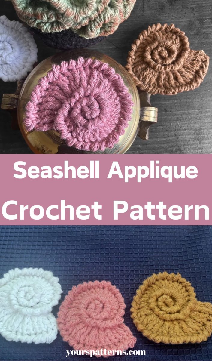 Crochet Seashell Patterns (Perfect for Summer Projects) - Yours Patterns