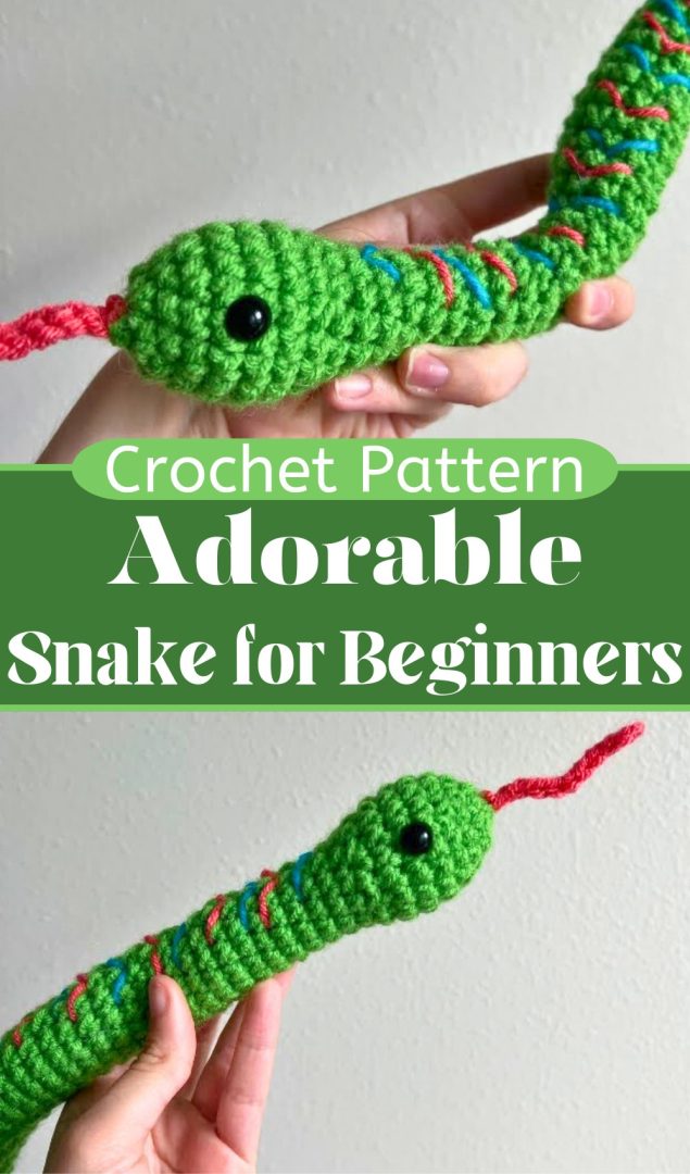 Adorable Colorful Crochet Snake Amigurumi Patterns - Yours Patterns