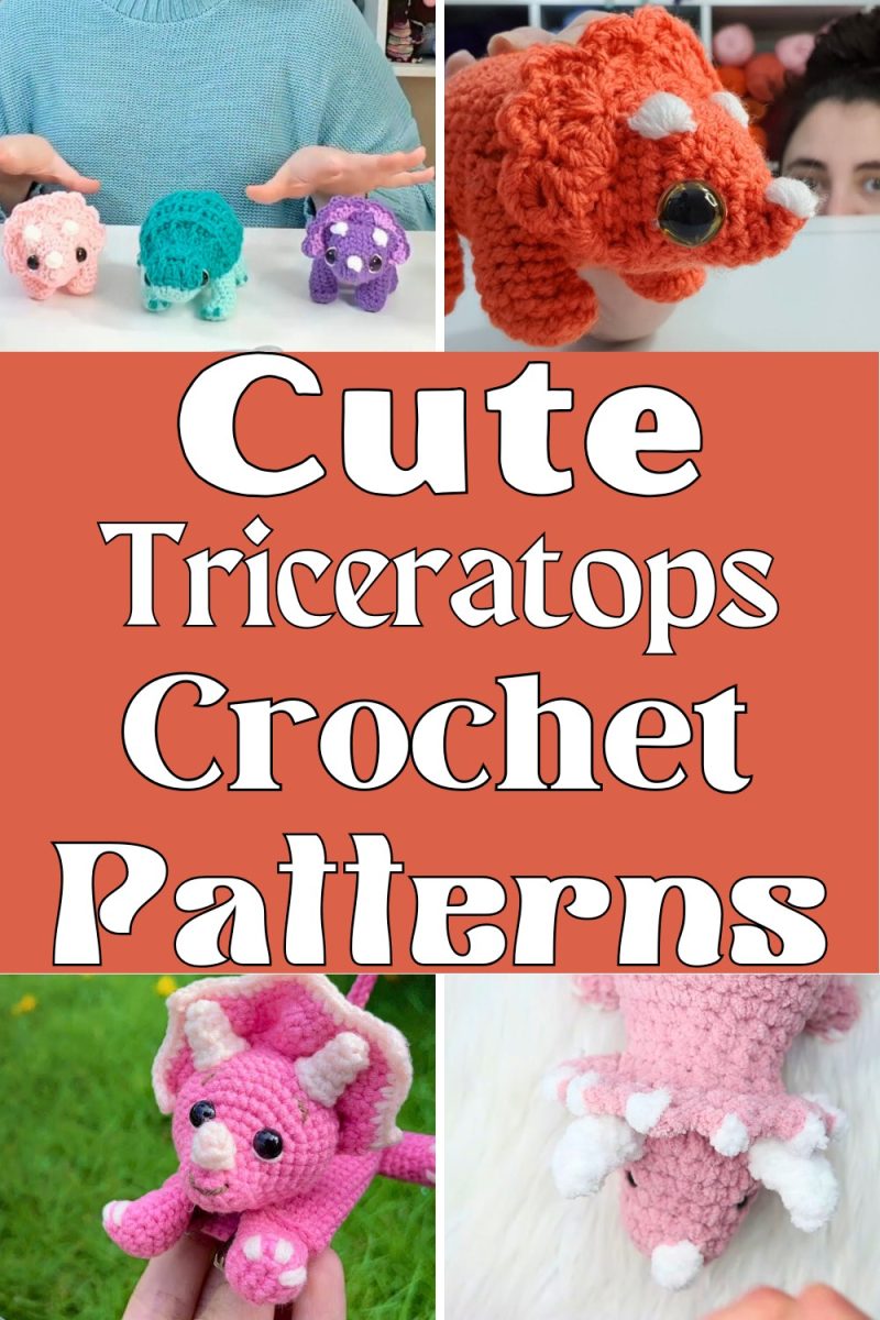 Crochet Triceratops Amigurumi Patterns - Yours Patterns