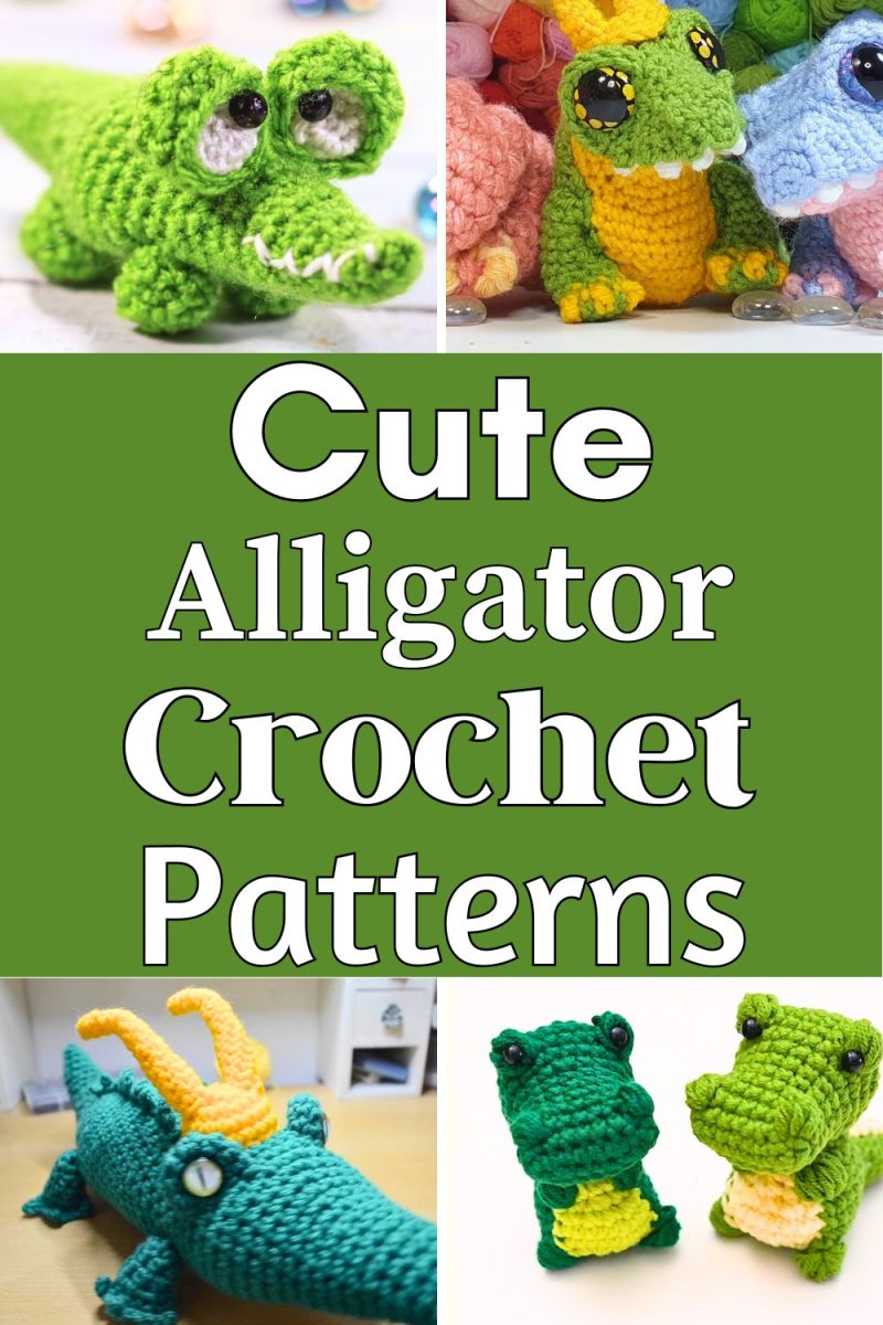 5 Colorful Unique Crochet Alligator Amigurumi Patterns - Yours Patterns