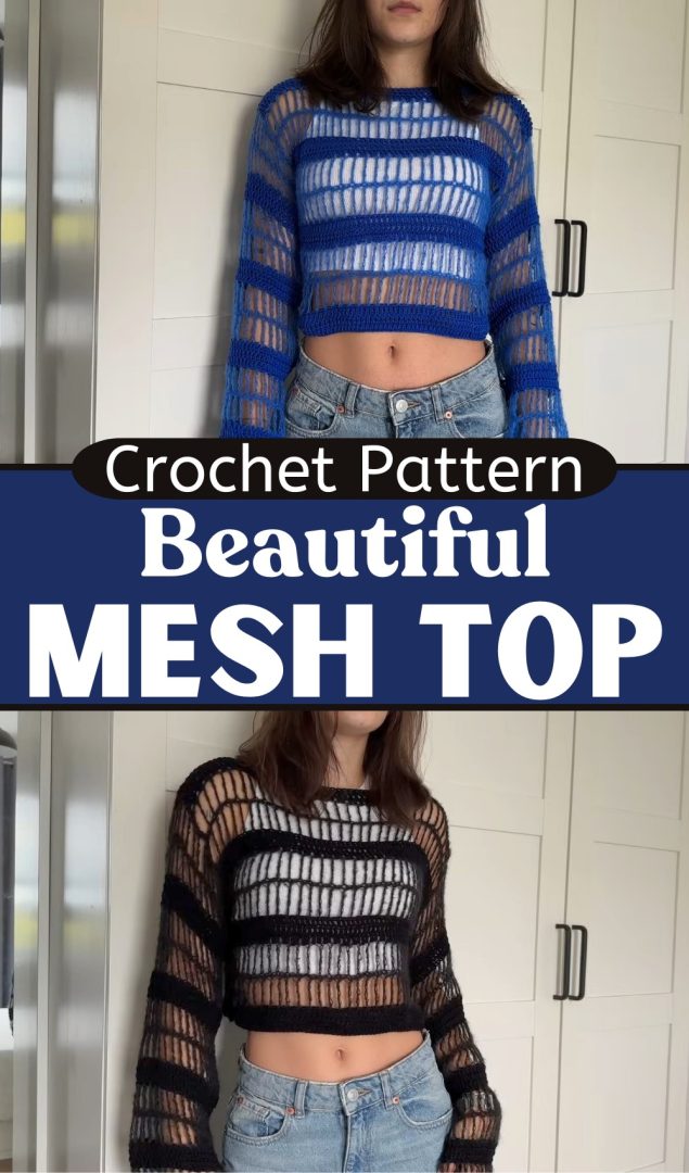 5 Stylish Crochet Mesh Top Pattern For Every Occasion - Yours Patterns