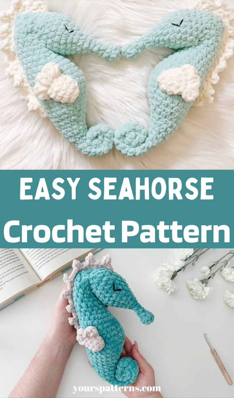 Crochet Seahorse Patterns For Nursery Decorations - Yours Patterns