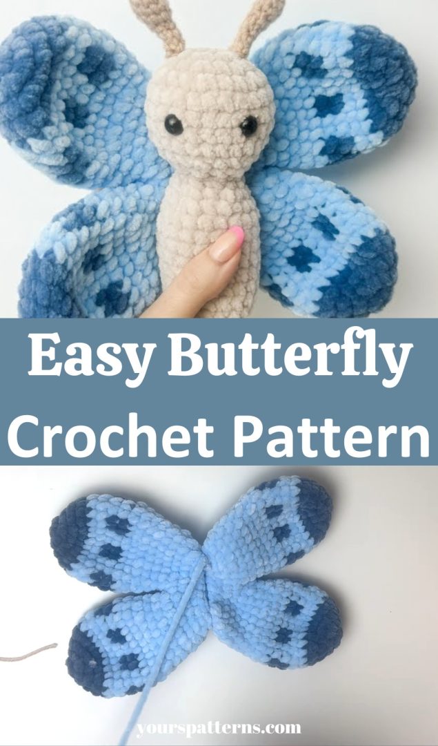 Crochet Butterfly Patterns For Spring Decorations - Yours Patterns