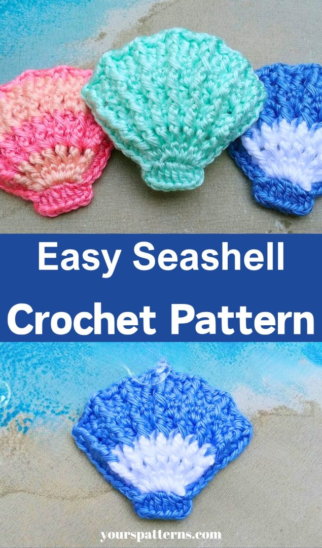 Crochet Seashell Patterns (Perfect for Summer Projects) - Yours Patterns